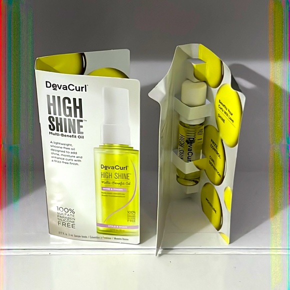 DevaCurl | Hair | 2 Devacurl High Shine Multibenefit Oil Deluxe Samples ...